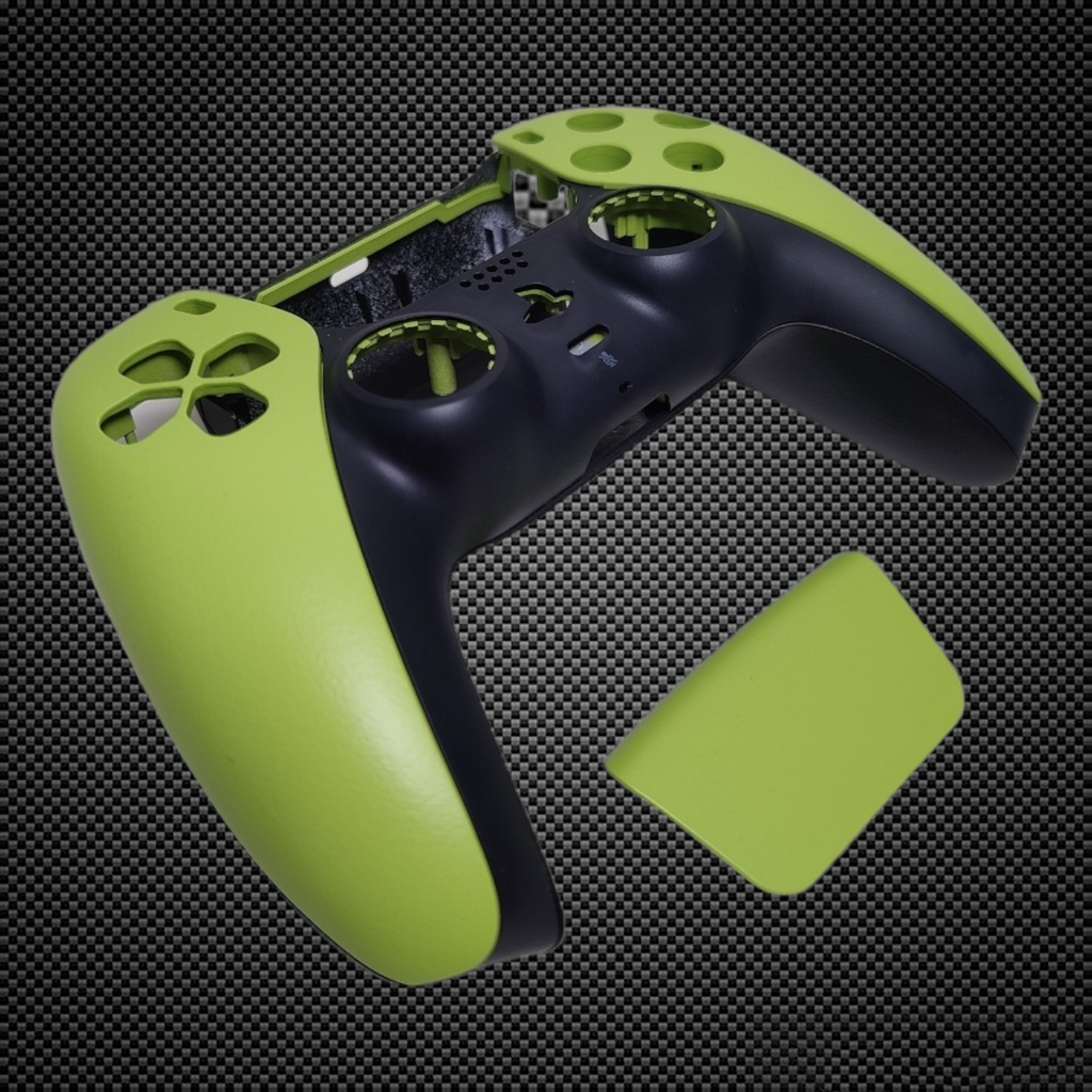 Matt Apple Green Themed PS5 Controller Full Shell Custom Airbrush ...
