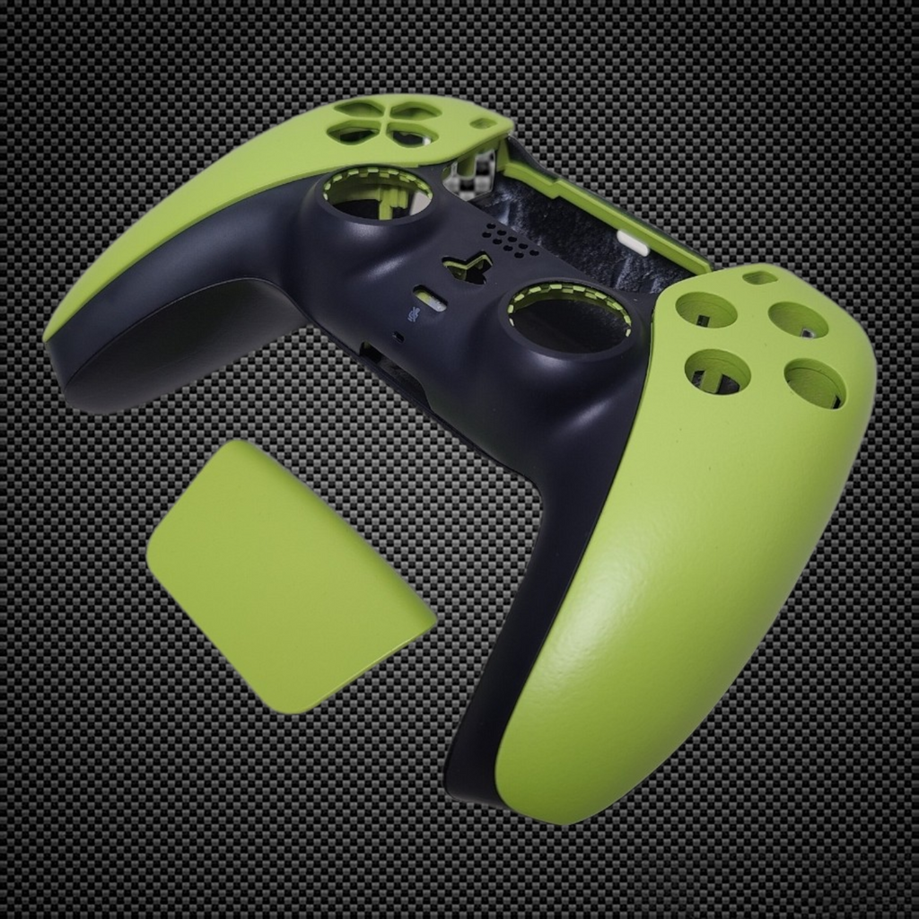 Matt Apple Green Themed PS5 Controller Full Shell Custom Airbrush ...