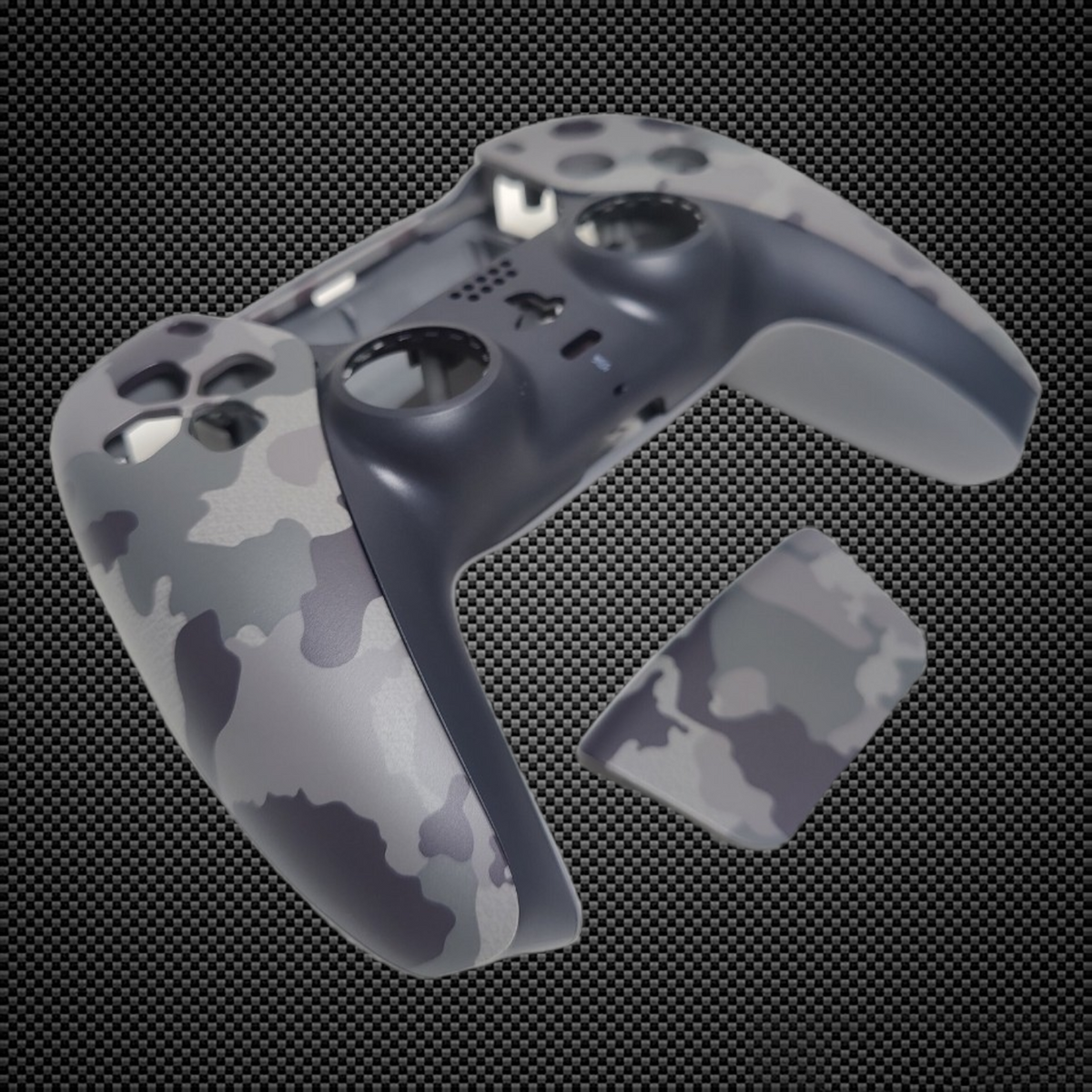Official Camo Grey PS5 Controller Full Shell BDM-020 – Primzstar Modz