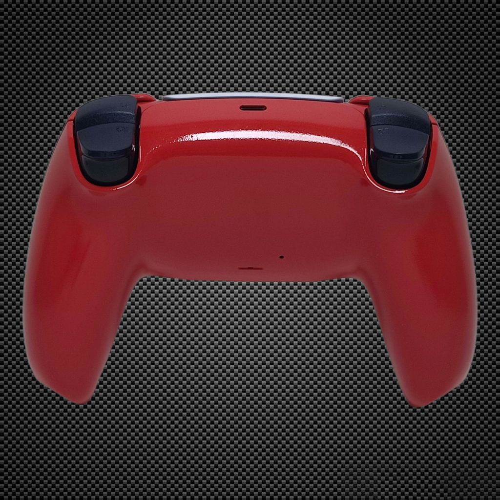 Red & White Themed PS5 Custom Dualsense Controller – Primzstar Modz