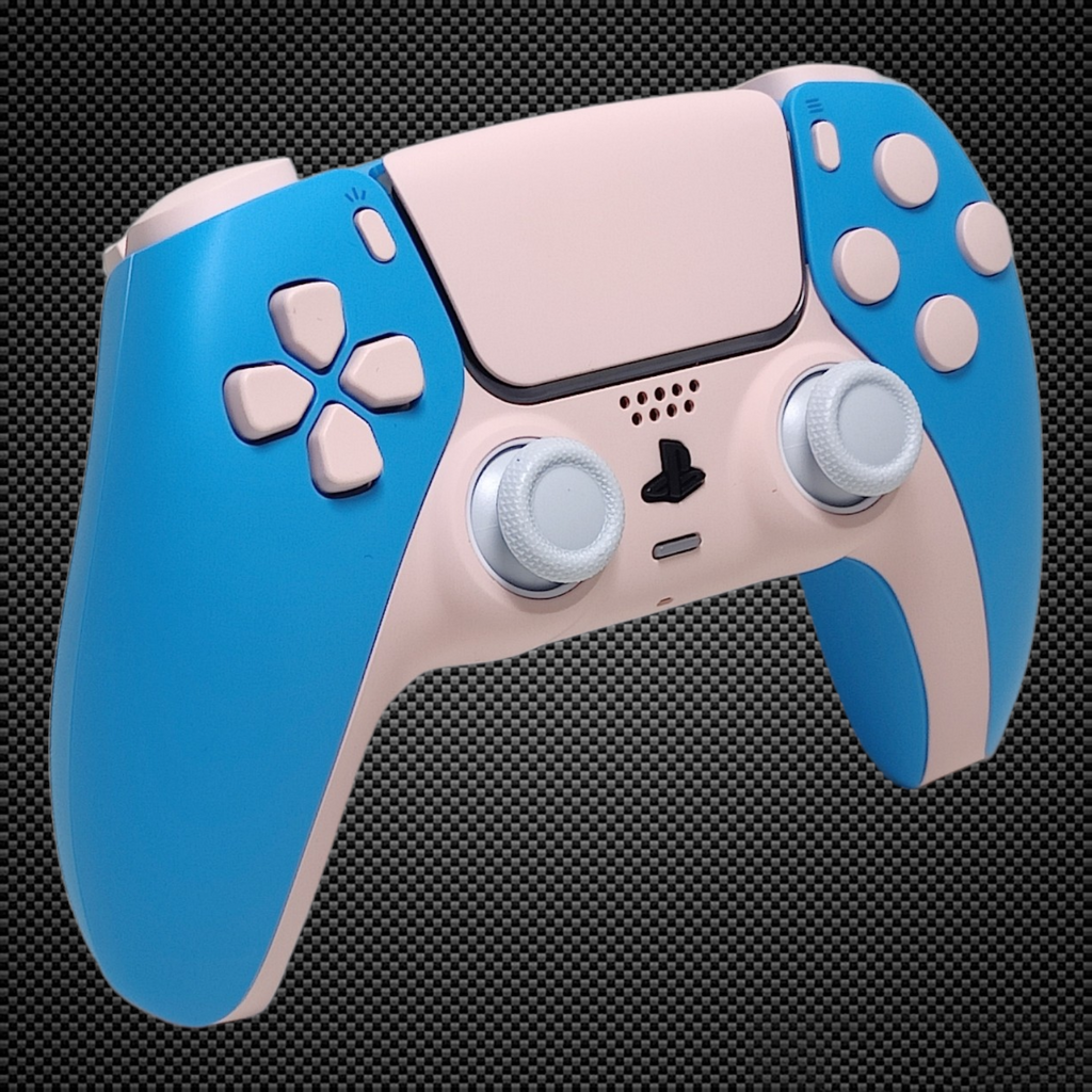 Candy Floss Themed PS5 Custom Dualsense Controller – Primzstar Modz