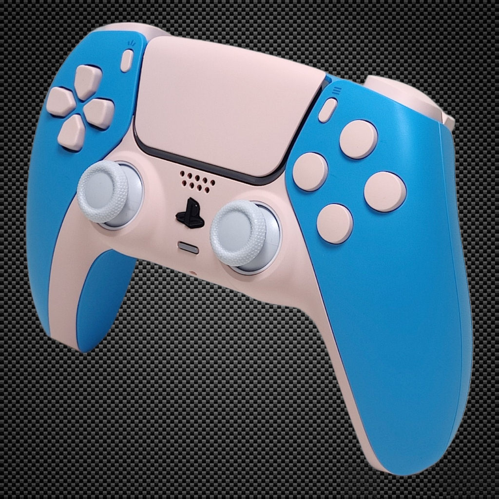 Candy Floss Themed PS5 Custom Dualsense Controller – Primzstar Modz