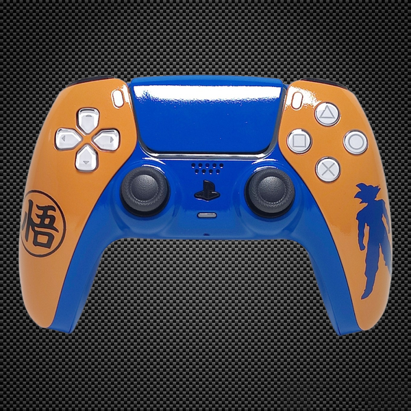 Dragonball Z Goku Themed PS5 Custom Dualsense Controller – Primzstar Modz