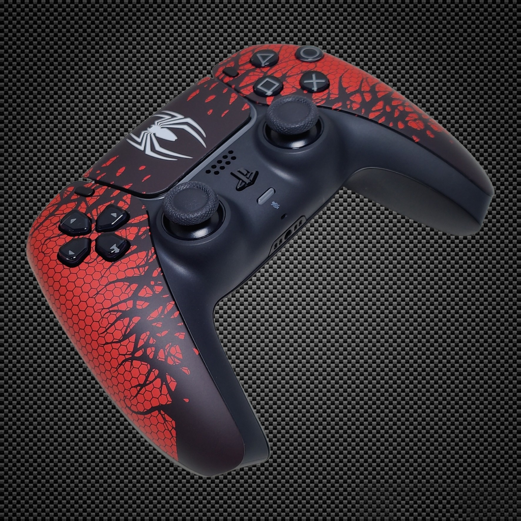 Spiderman 2 Themed PS5 Custom Dualsense Controller – Primzstar Modz