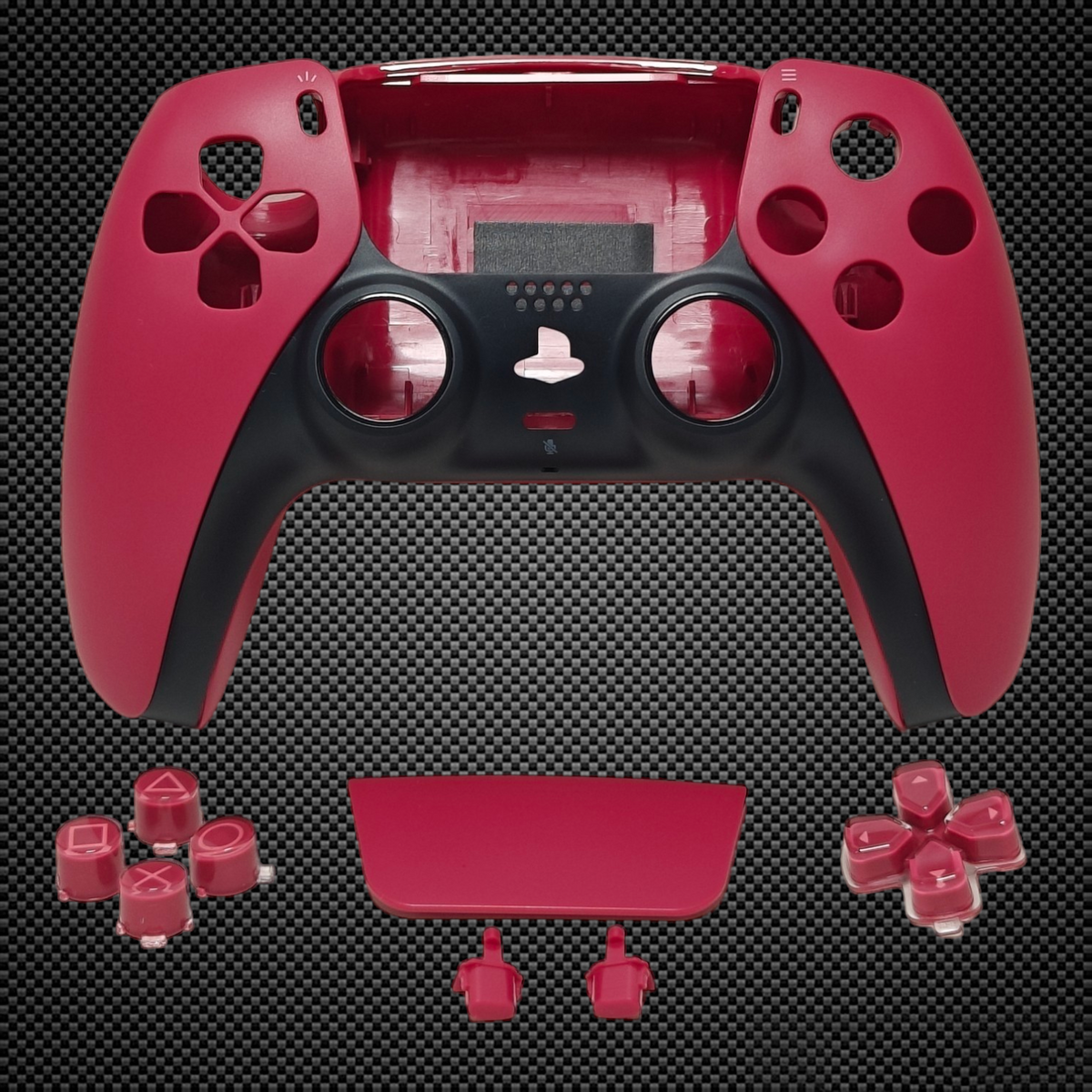 Official Cosmic Red PS5 Controller Full Shell BDM-030/040/050 ...