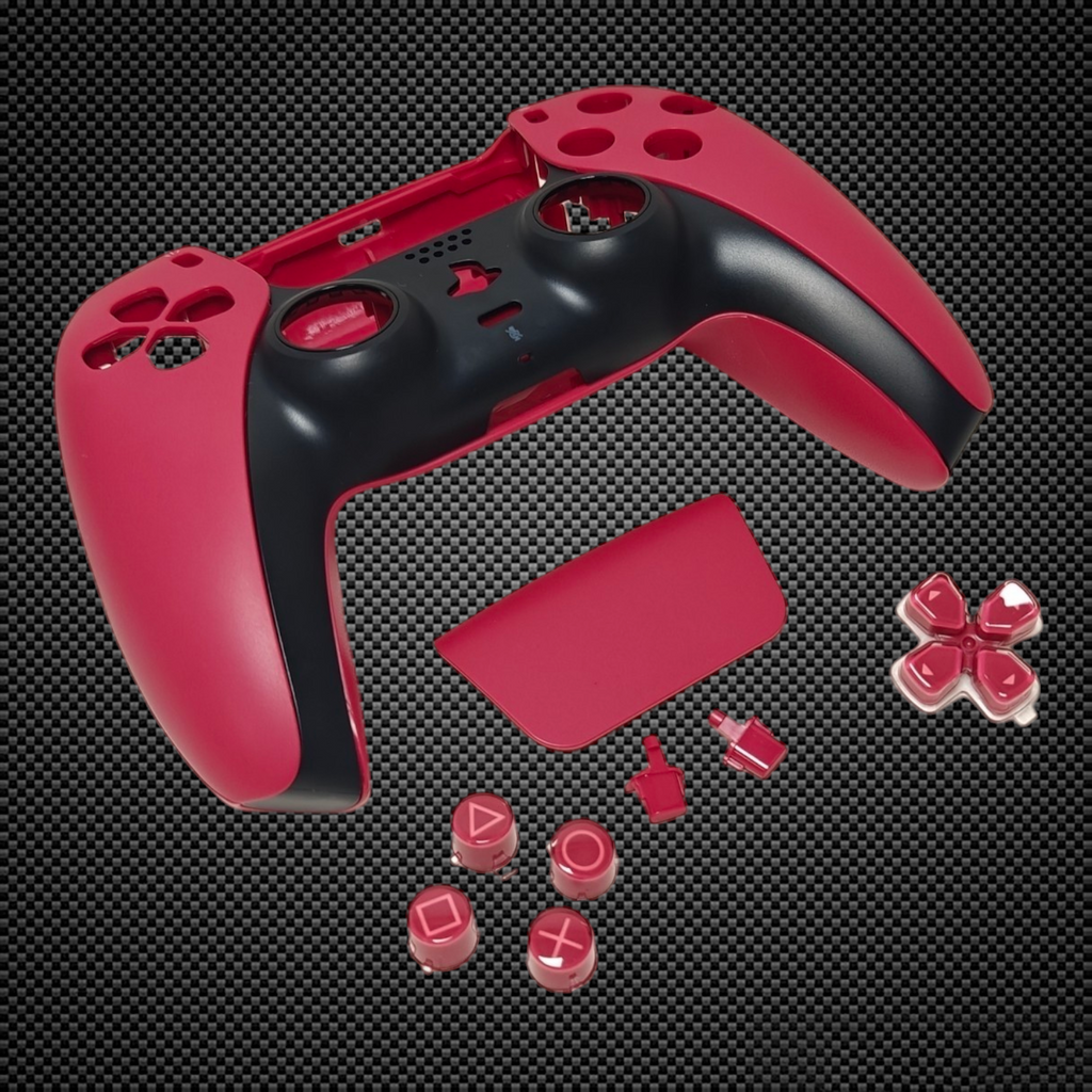 Official Cosmic Red PS5 Controller Full Shell BDM-030/040/050 ...