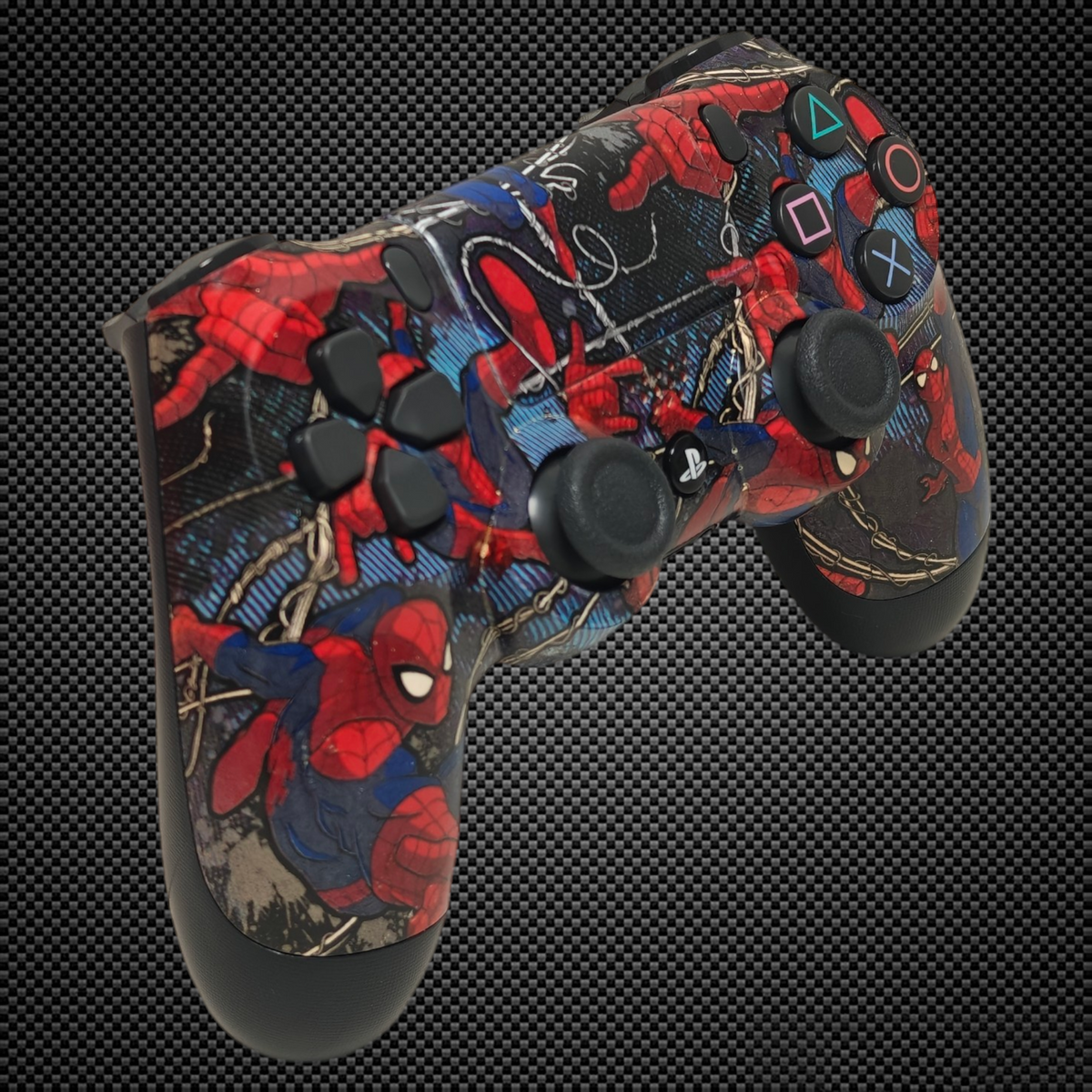 Cartoon Spiderman Themed Official PS4 Controller V2 Custom – Primzstar Modz