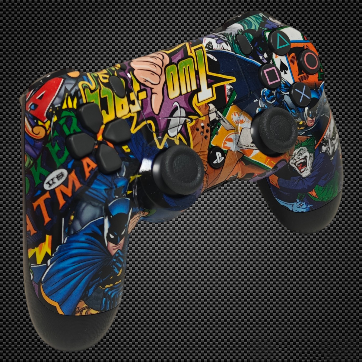 Comic Batman vs Joker Themed Official PS4 Controller V2 Custom ...