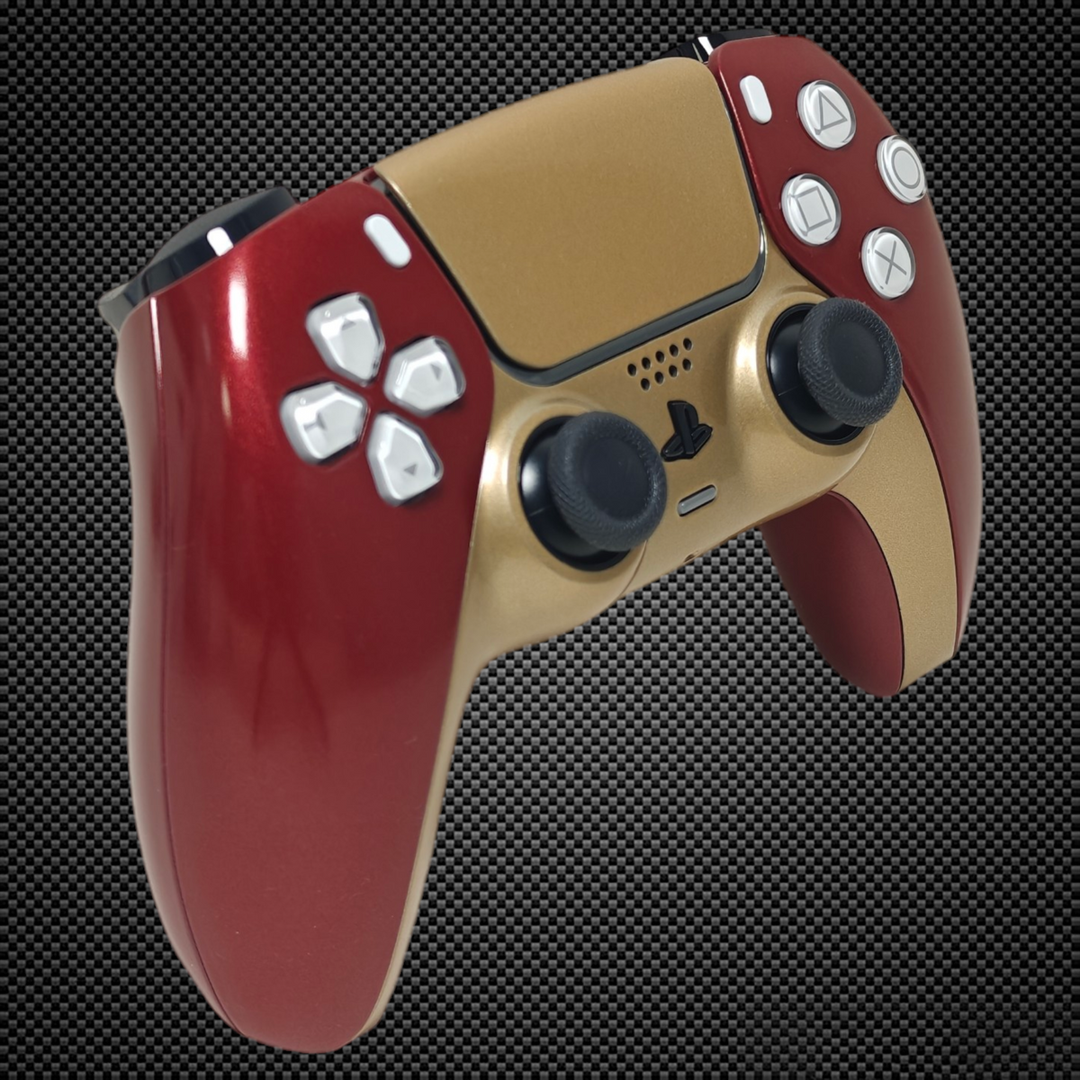 Ironman Themed PS5 Custom Dualsense Controller – Primzstar Modz