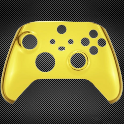 Chrome Gold Themed Xbox Series X/S Custom Controller Front Shell ...