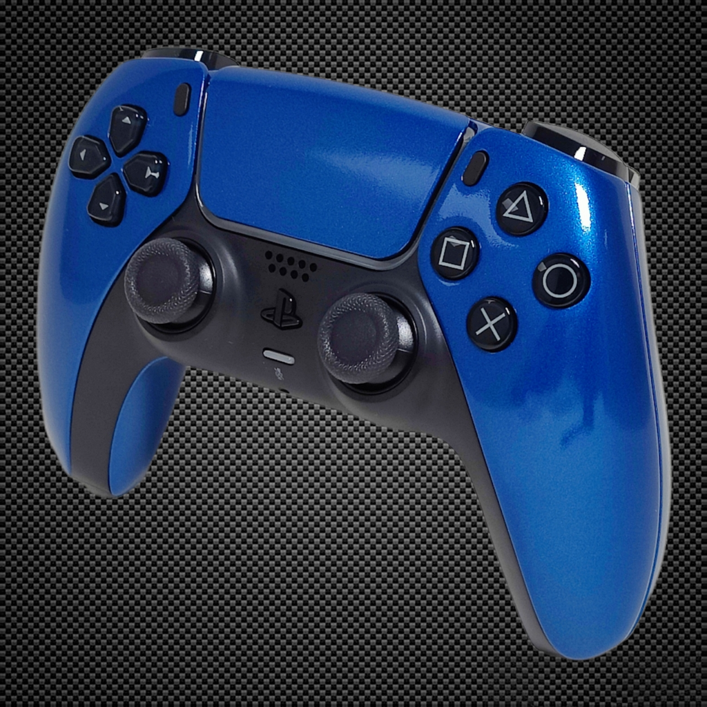 Metallic Blue Edition PS5 Custom Dualsense Controller – Primzstar Modz