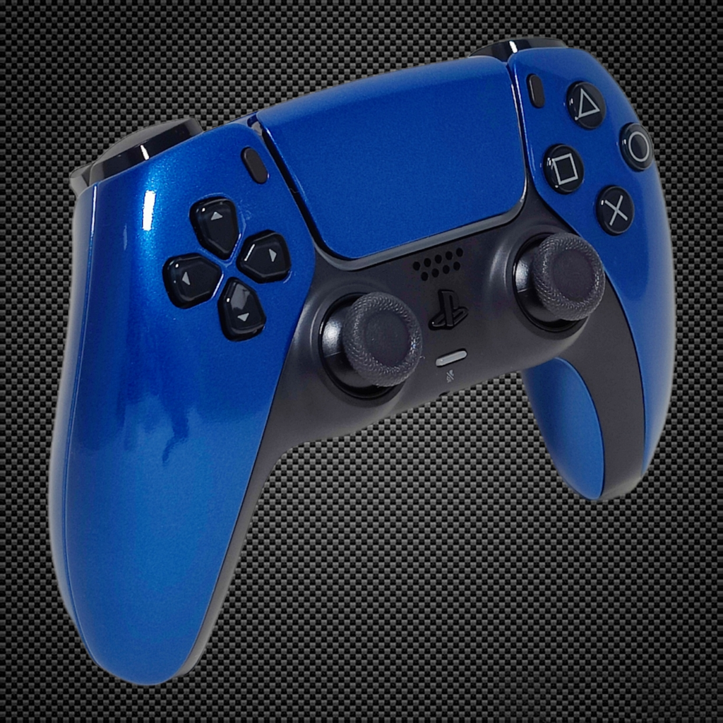 Metallic Blue Edition PS5 Custom Dualsense Controller – Primzstar Modz
