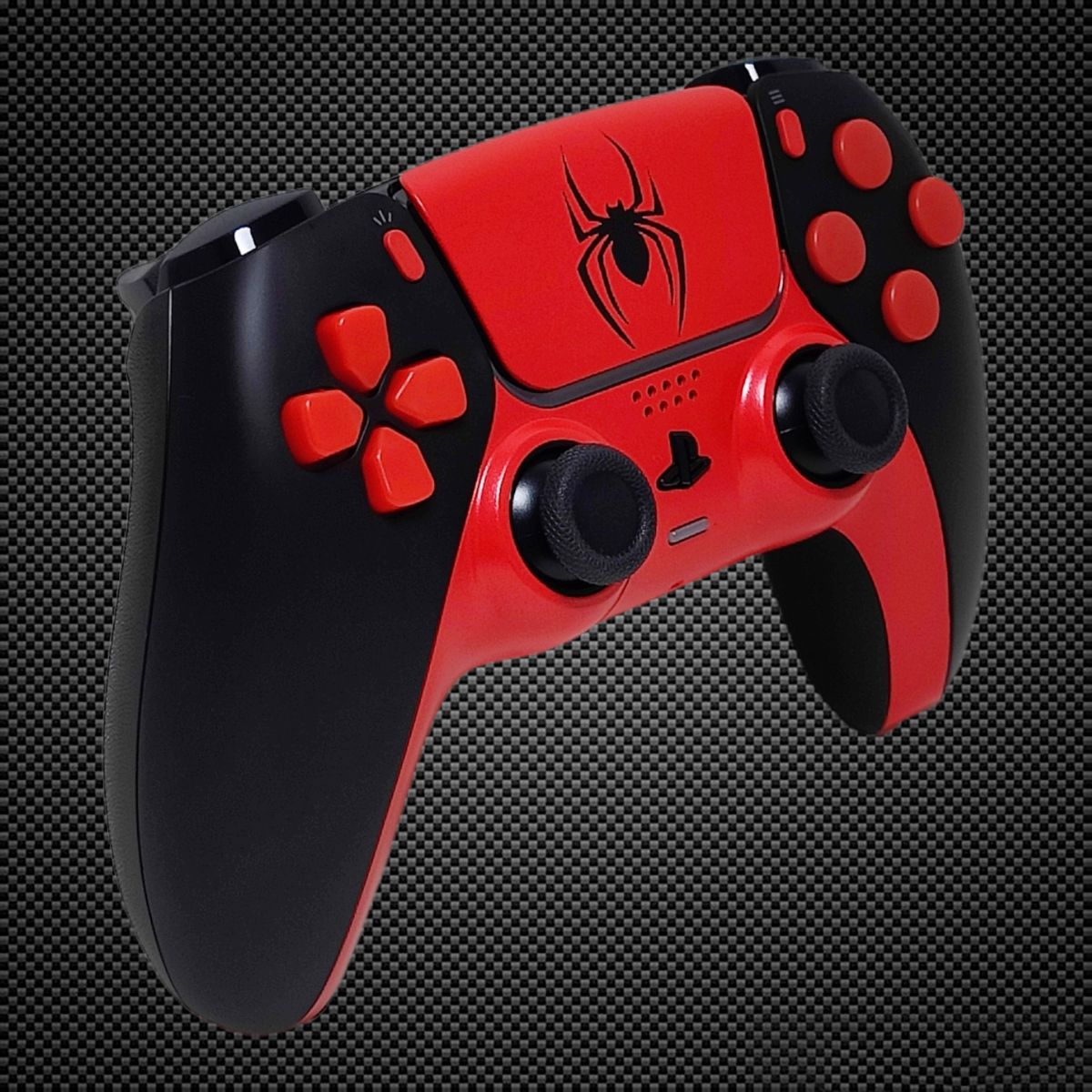 Spiderman Miles Morales Themed PS5 Custom Dualsense Controller ...