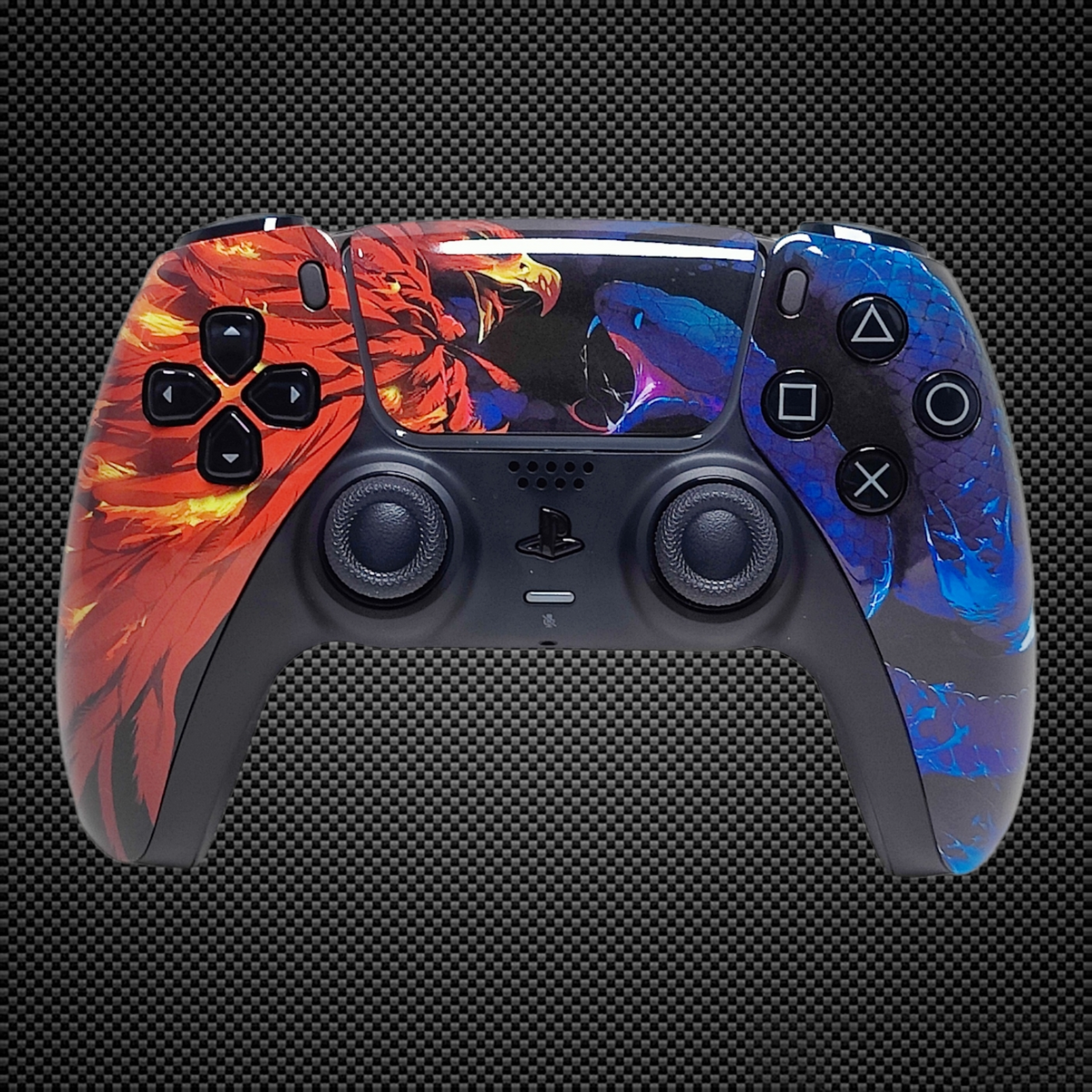 Phoenix vs Serpent Themed PS5 Custom Dualsense Controller – Primzstar Modz