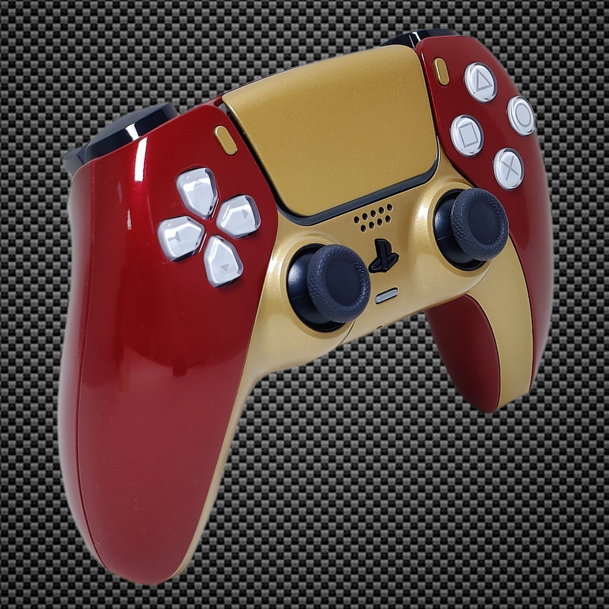 Ironman Themed PS5 Custom Dualsense Controller – Primzstar Modz