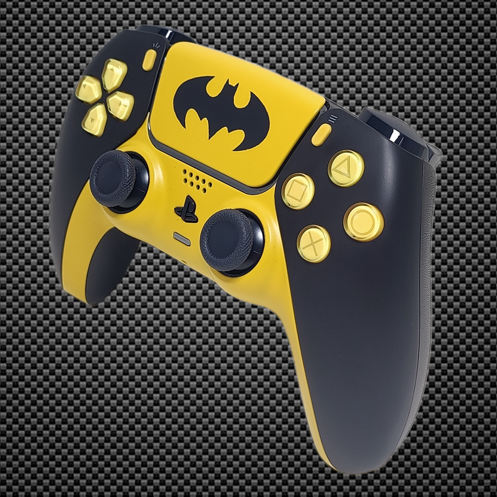 Batman Themed PS5 Custom Dualsense Controller – Primzstar Modz