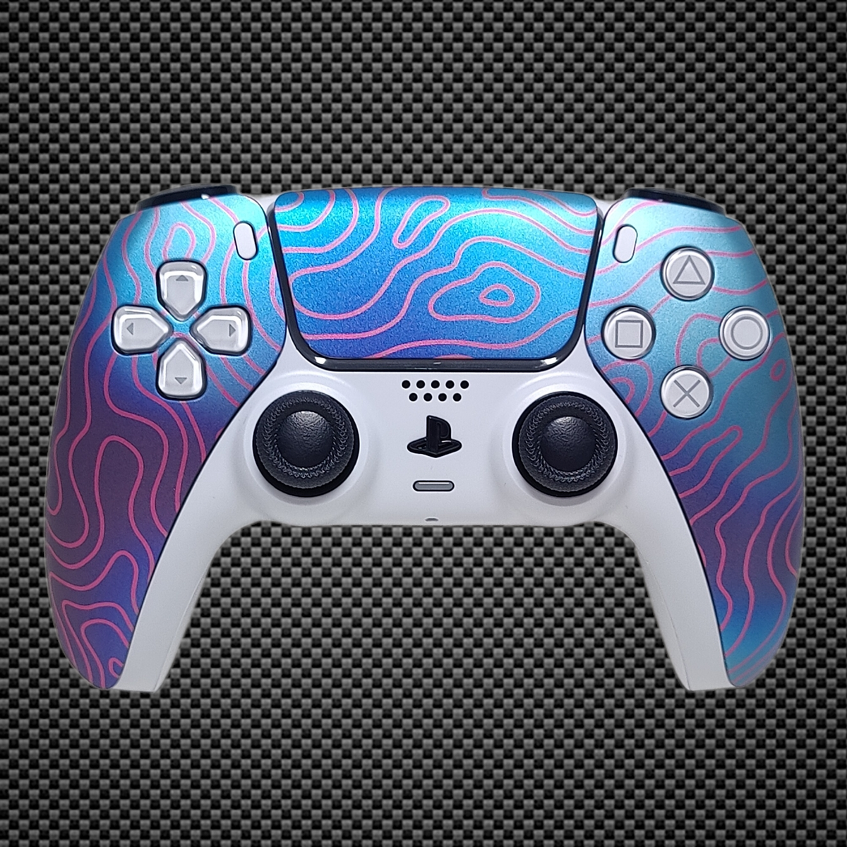 Damascus Themed PS5 Custom Dualsense Controller – Primzstar Modz