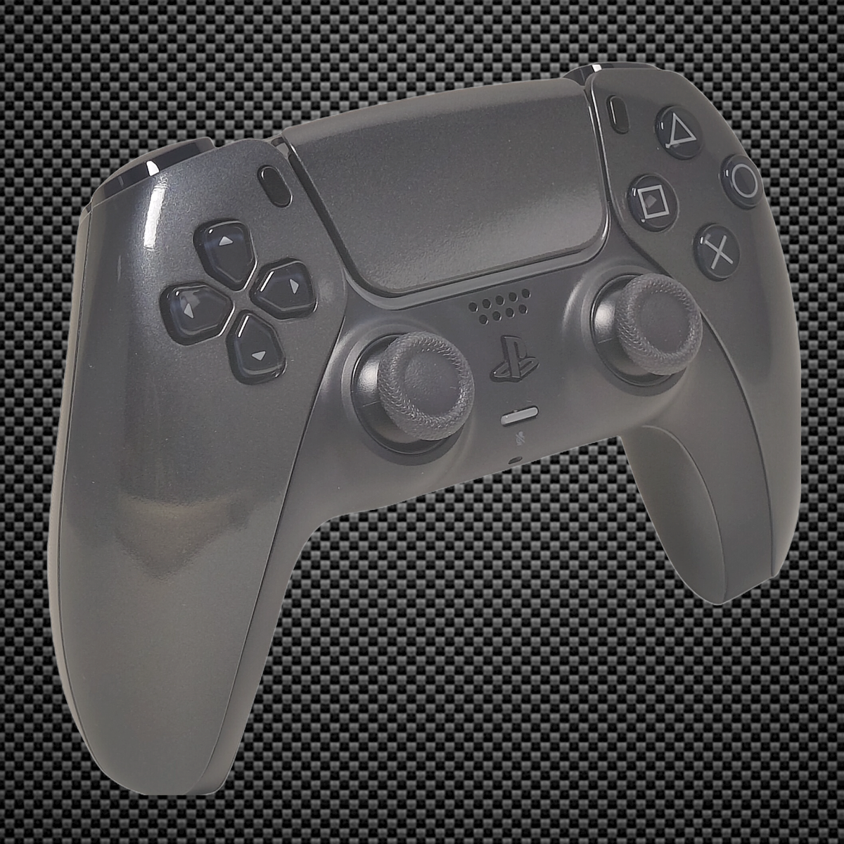 Metallic Gunmetal Grey Themed PS5 Custom Dualsense Controller ...
