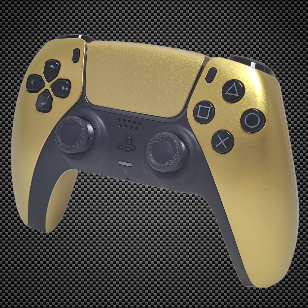 Metallic Gold Edition PS5 Custom Dualsense Controller – Primzstar Modz
