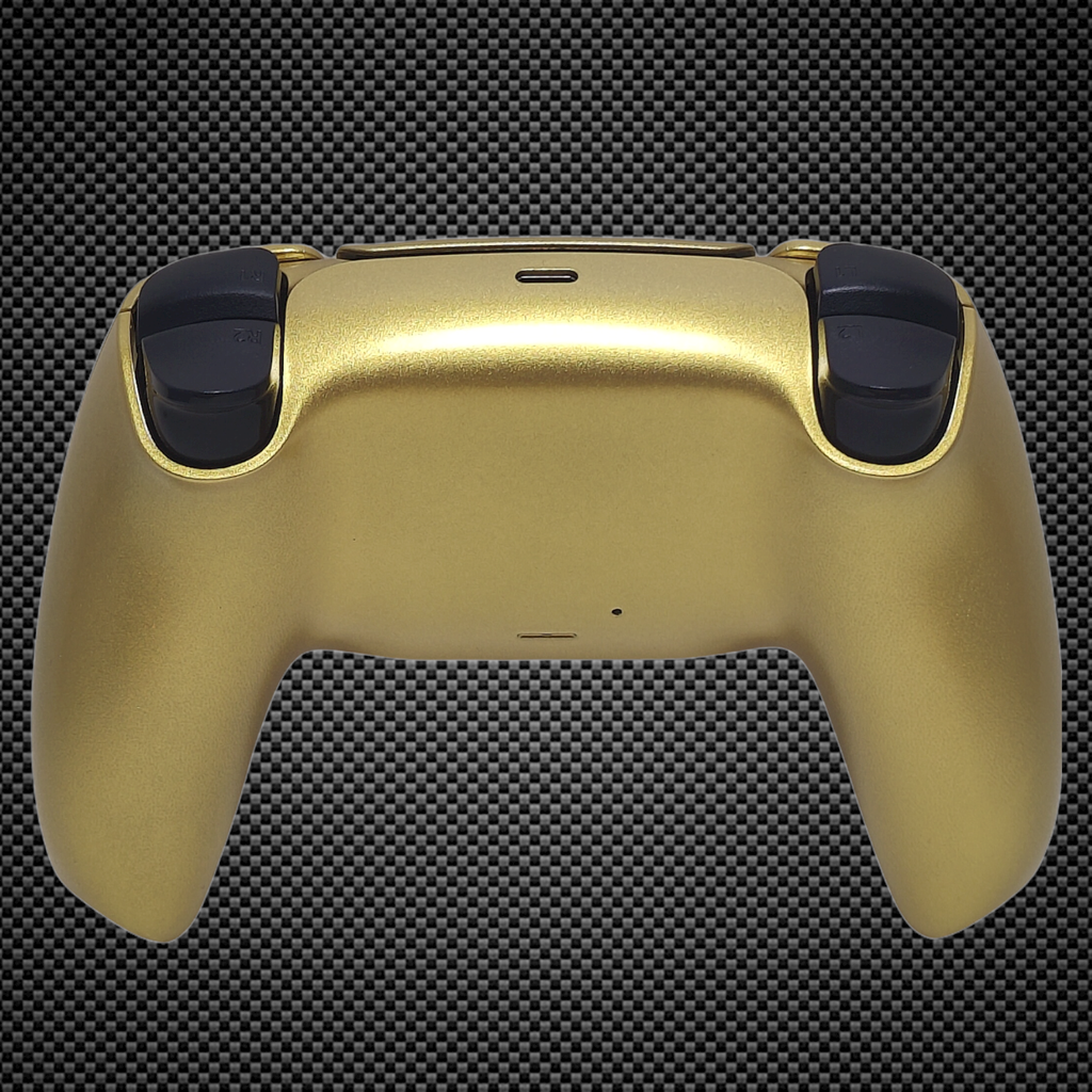 Metallic Gold Edition PS5 Custom Dualsense Controller – Primzstar Modz