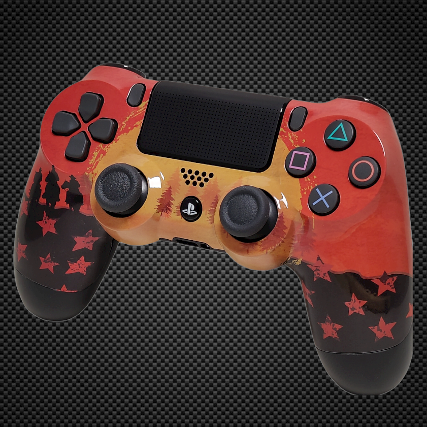 Red Dead Redemption 2 Themed Official PS4 Controller V2 Custom ...