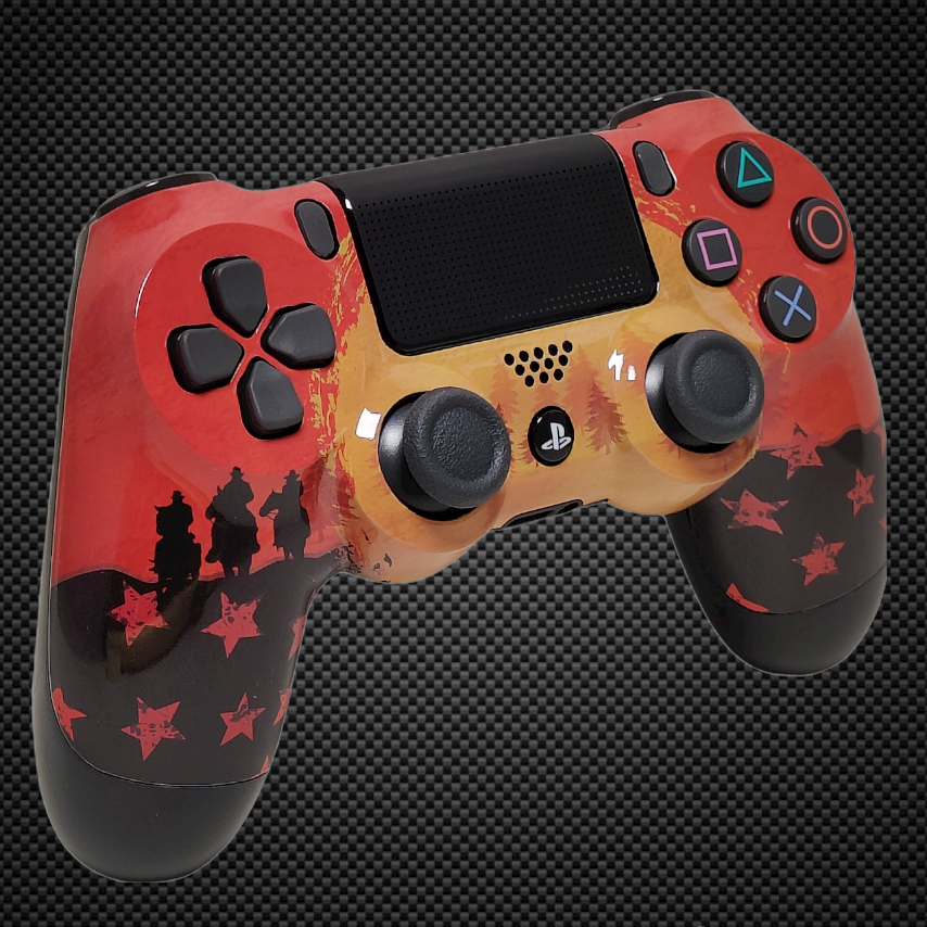 Red Dead Redemption 2 Themed Official PS4 Controller V2 Custom ...