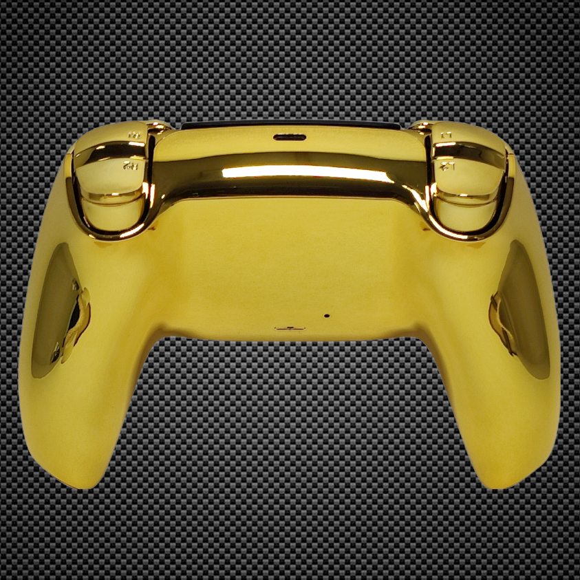 Chrome Gold Edition PS5 Custom Dualsense Controller – Primzstar Modz