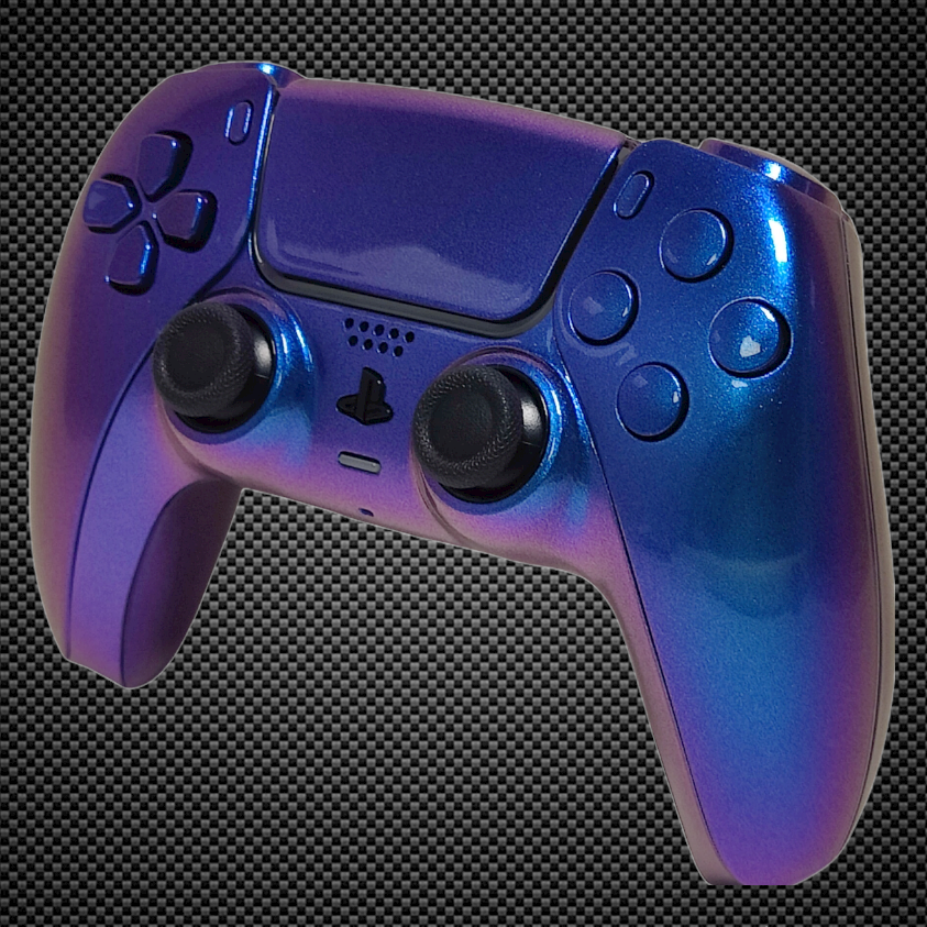 Chameleon Blue & Purple Edition PS5 Custom Dualsense Controller ...