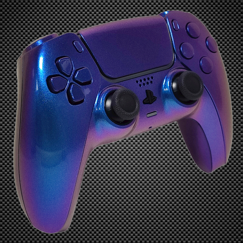 Chameleon Blue & Purple Edition PS5 Custom Dualsense Controller ...
