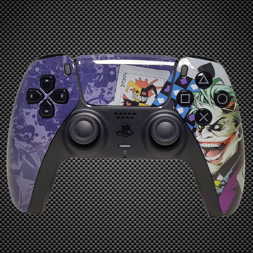 Comic Book Joker Themed PS5 Custom Dualsense Controller – Primzstar Modz