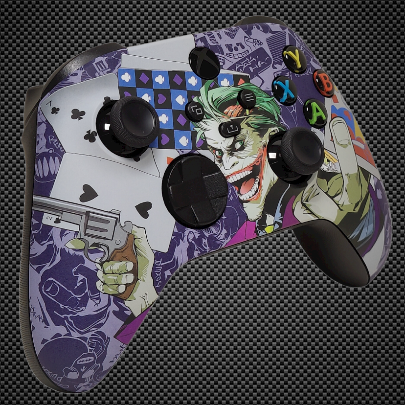 Comic Book Joker Themed Xbox Series X/S Custom Controller – Primzstar Modz